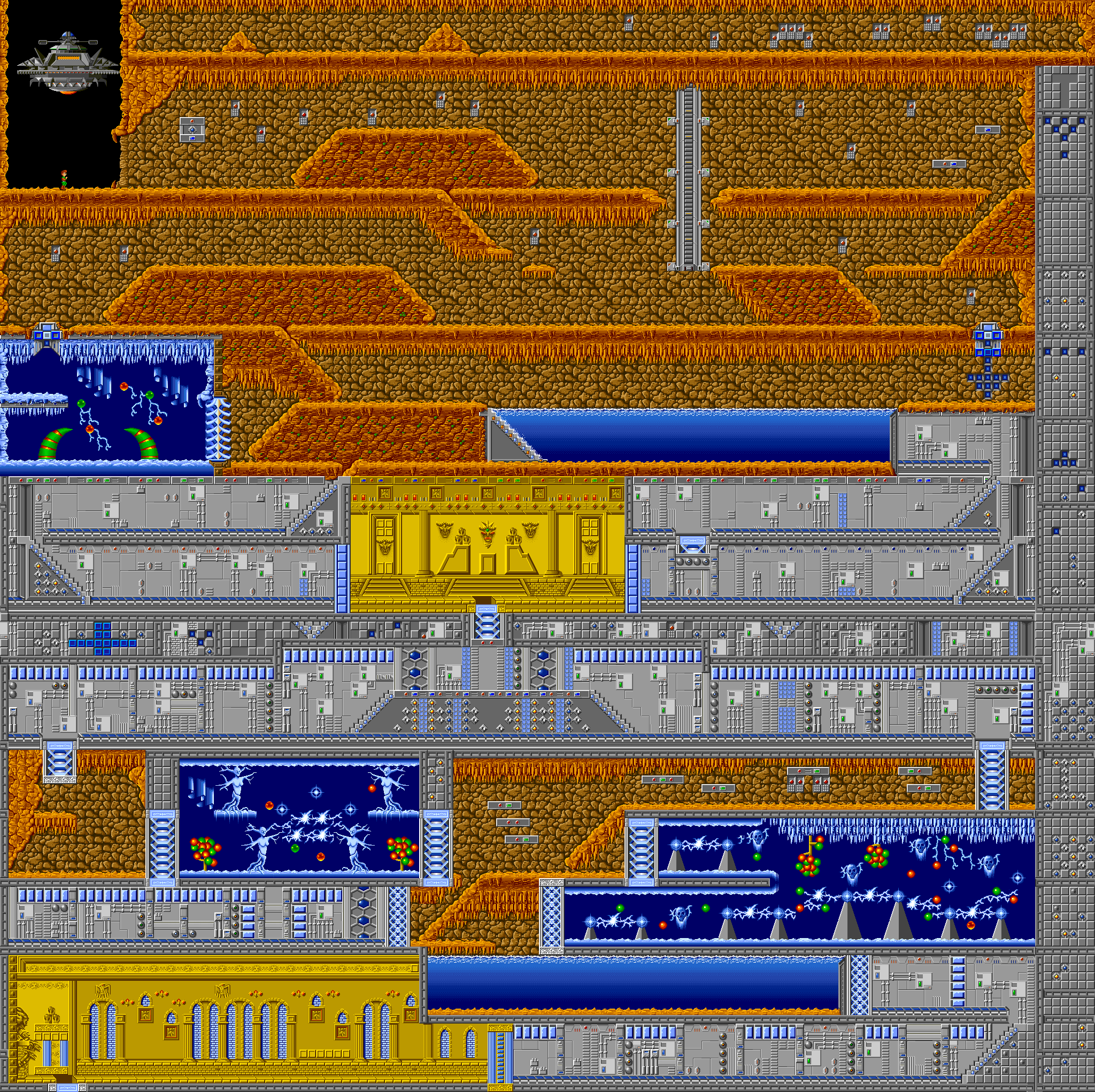Cosmo Police Galivan Map
