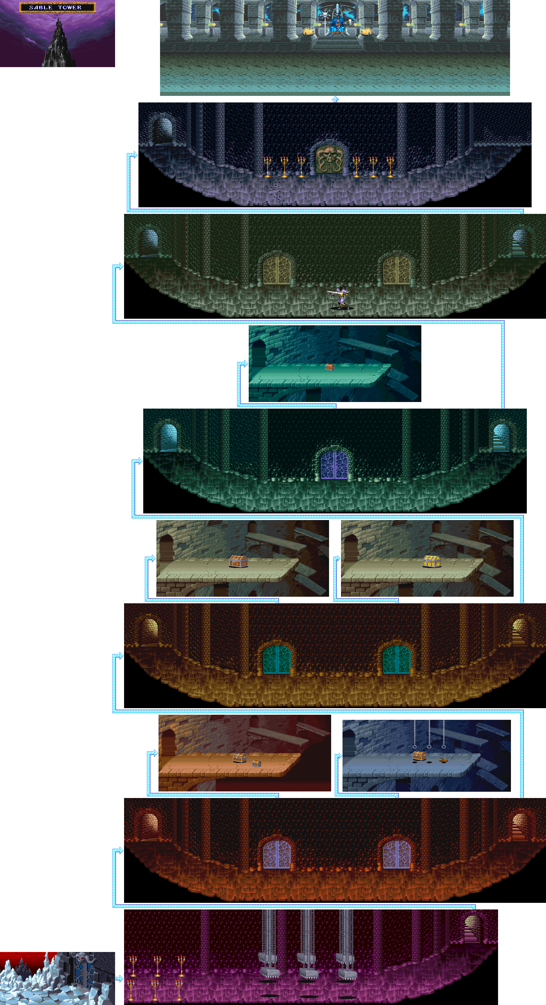 Dungeons & Dragons: Tower Of Doom Stage 7: Sable Tower