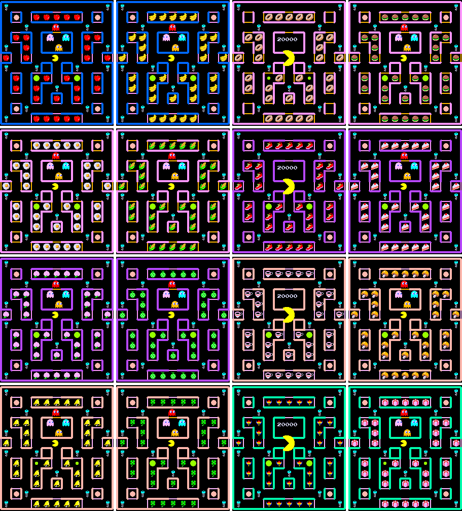 Super Pac-Man Stages