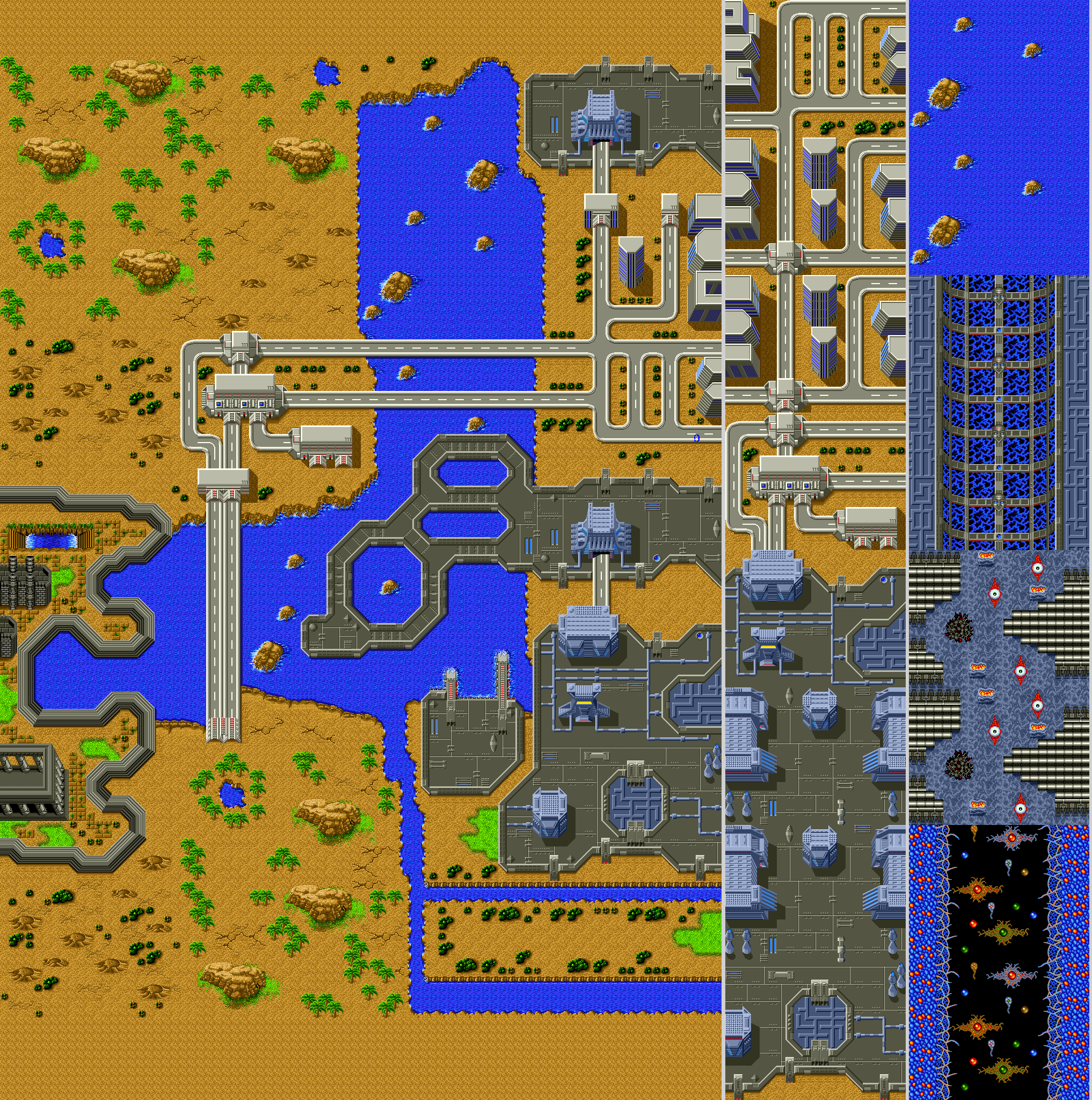 UFO Robo Dangar Map