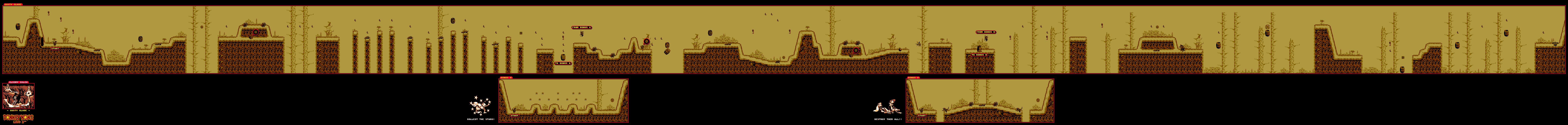Donkey Kong Land 2 Gloomy Gulch Gusty Glade