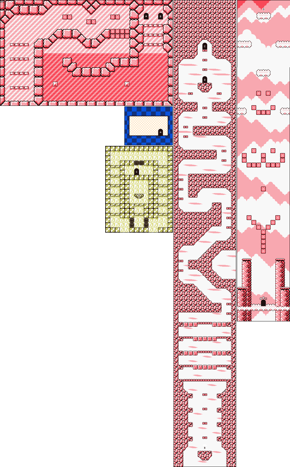 Kirby's Dream Land 2 Maps