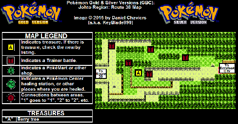 Pokemon: Gold & Silver Versions Maps