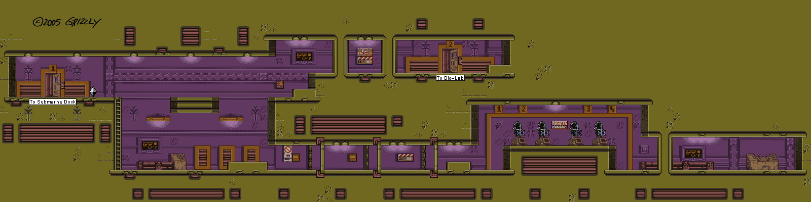 Tomb Raider: Curse Of The Sword Docks Submarine Dock (B)