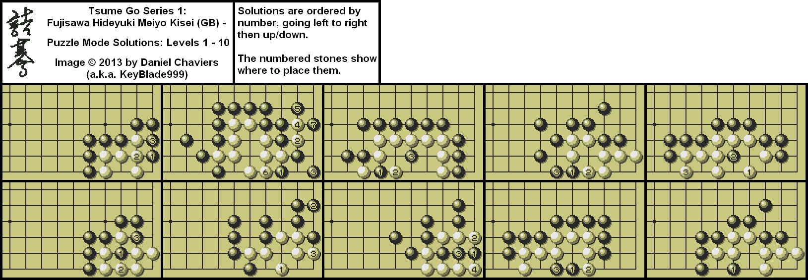 Tsume Go Series 1: Fujisawa Hideyuki Meiyo Kisei Maps