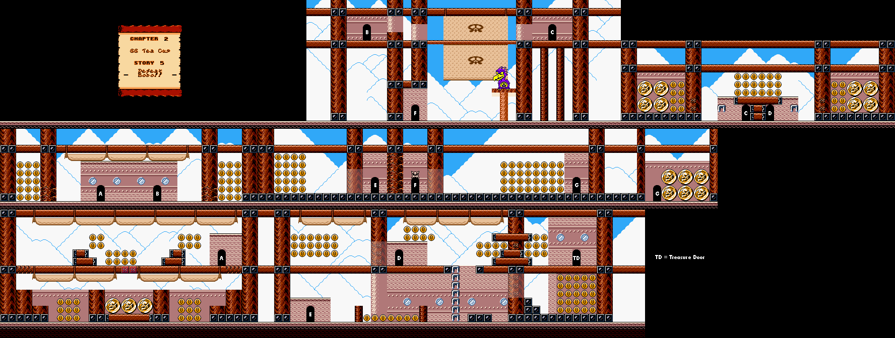 Wario Land II Maps