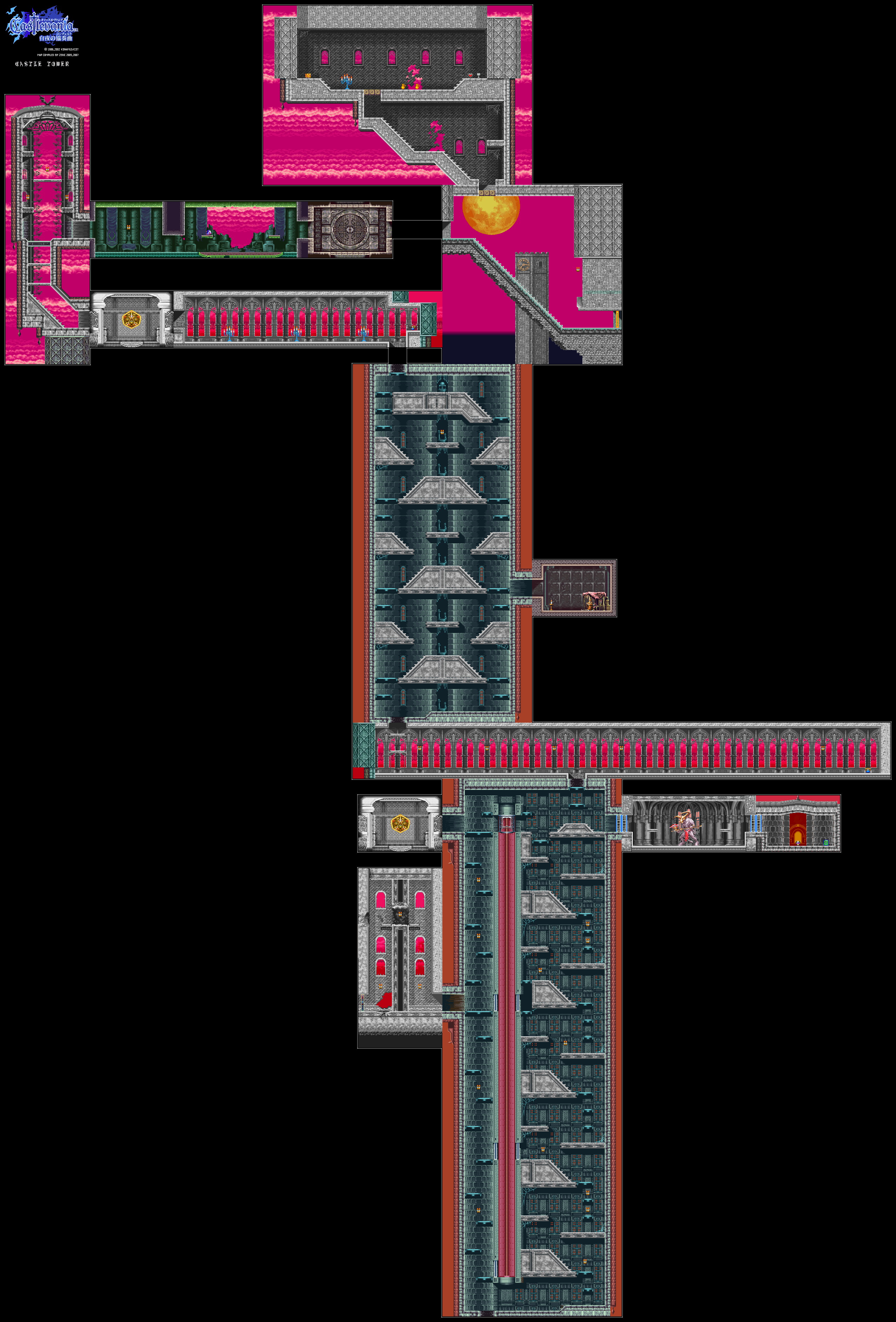 Castlevania: Harmony Of Dissonance Castle B Castle Tower