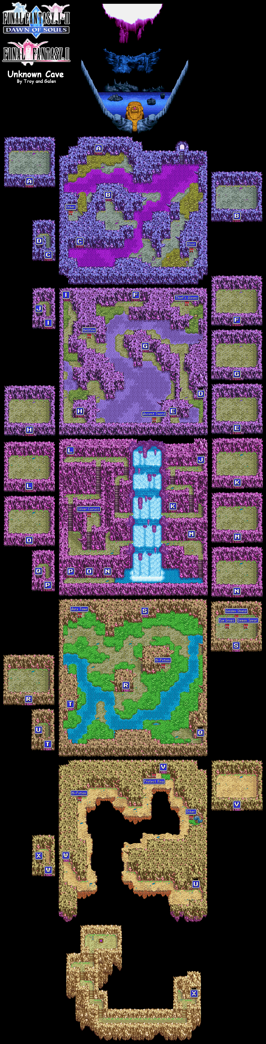 Final Fantasy I & II: Dawn Of Souls Final Fantasy II Unknown Cave