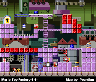 Mario Vs. Donkey Kong Mario Toy Factory 1-1+