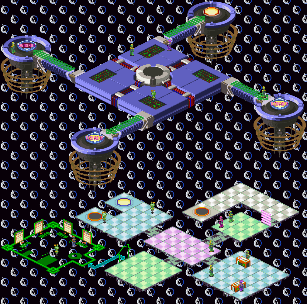 Mega Man: Battle Network 2 Densan Internet System Square