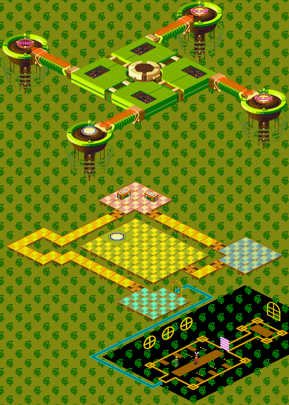Mega Man: Battle Network 2 Yumland Internet System Square