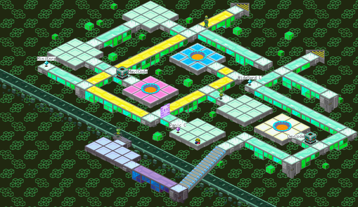 Mega Man: Battle Network 3 - Blue / White ACDC Internet System Sector 1