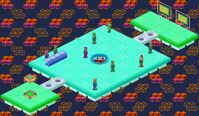 Mega Man: Battle Network 3 - Blue / White ACDC Internet System Square