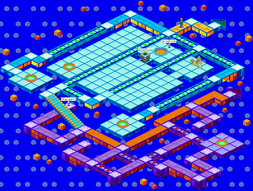 Mega Man: Battle Network 3 - Blue / White Beach Internet System Sector 1