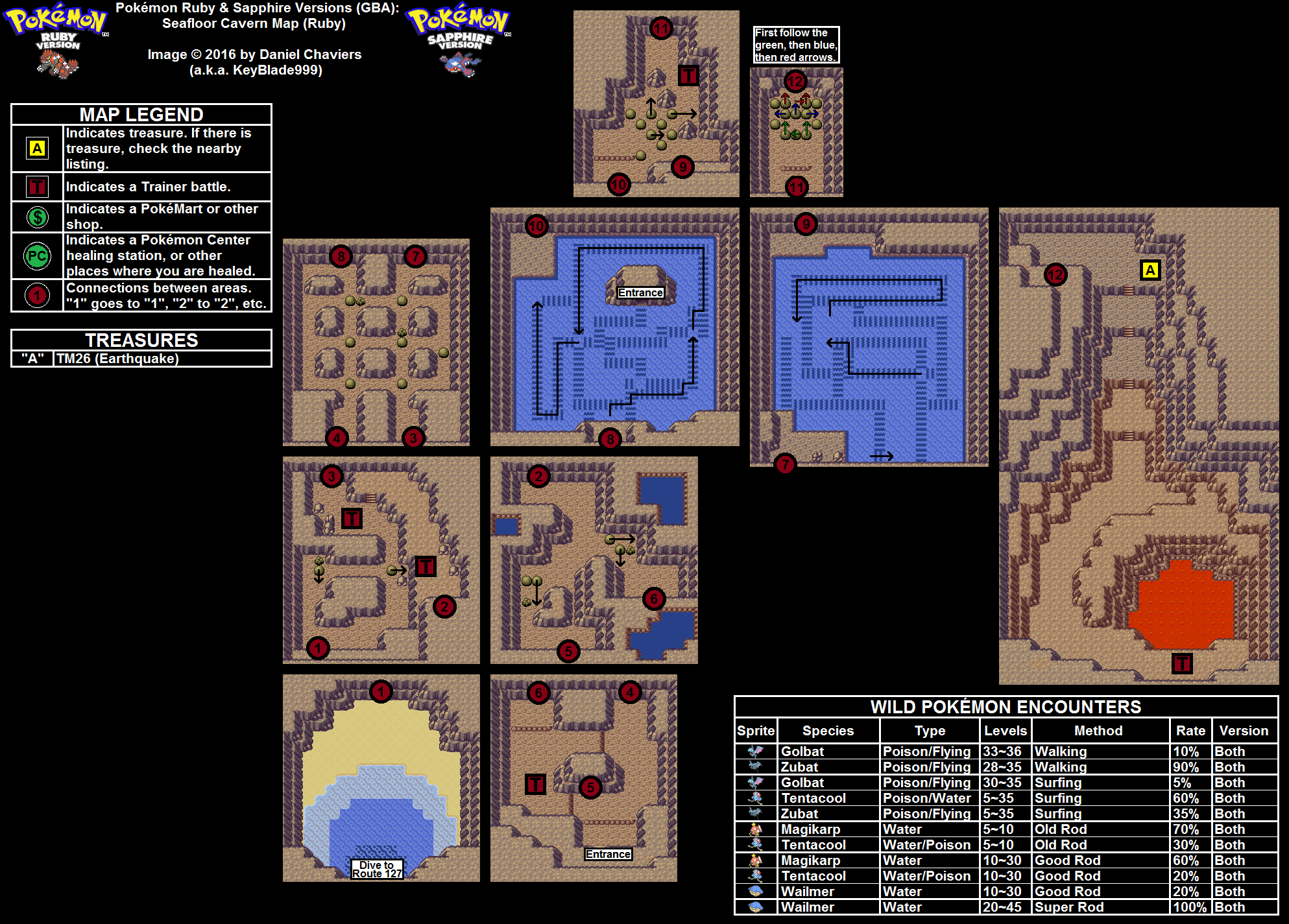 Pokemon Ruby Ocean Map Pokemon Ruby And Sapphire :: Map Of Seafloor