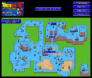 Dragon Ball Z: The Legacy Of Goku Maps