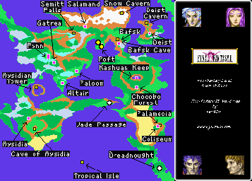 Final Fantasy I & II: Dawn Of Souls Maps