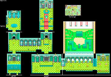 Mario & Luigi: Superstar Saga Maps