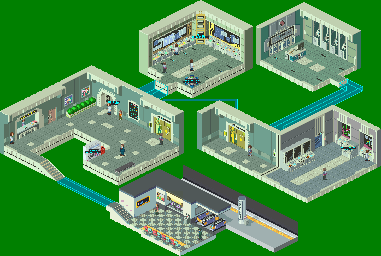Mega Man: Battle Network 3 - Blue / White Maps