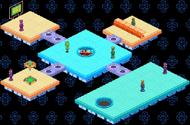Mega Man: Battle Network 3 - Blue / White Maps