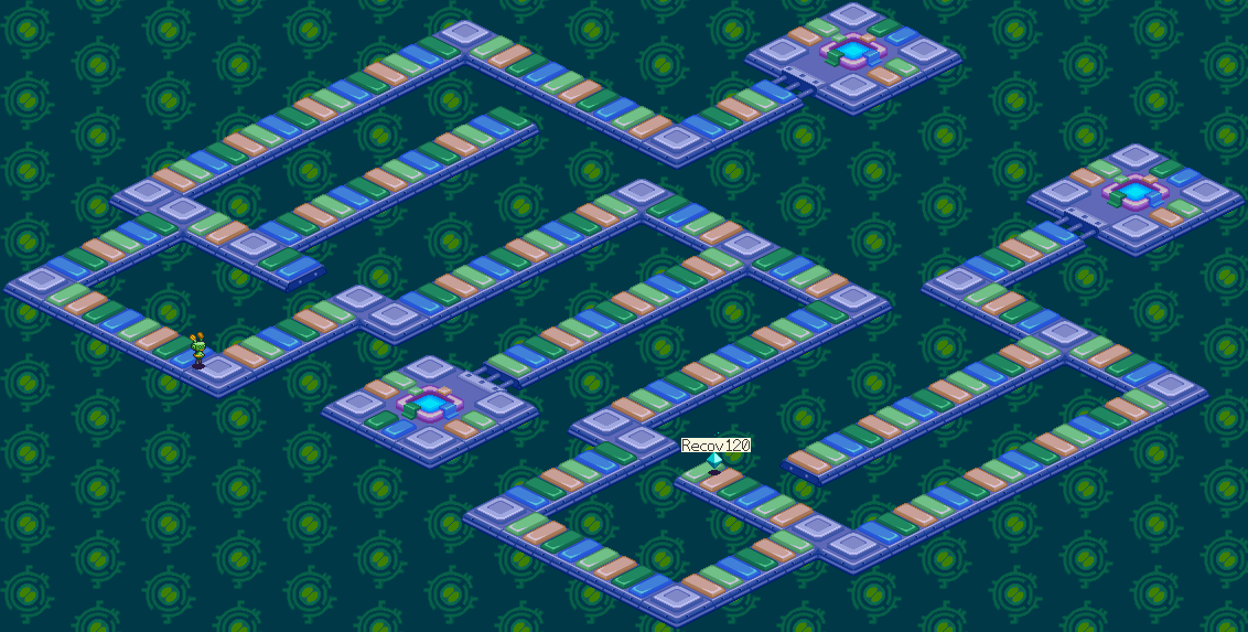 Rockman EXE 4.5: Real Operation Maps