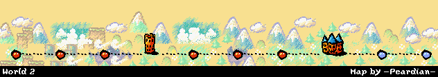 Yoshi's Island: Super Mario Advance 3 Maps