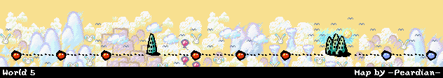 Yoshi's Island: Super Mario Advance 3 Maps