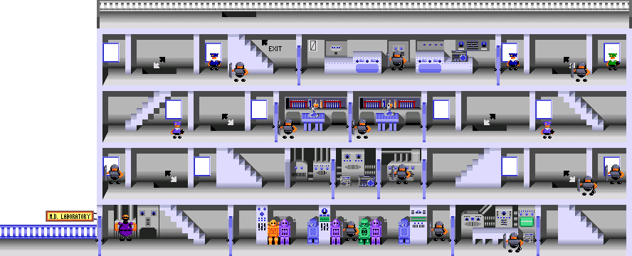 Bonanza Bros. Stage 07 - Laboratory