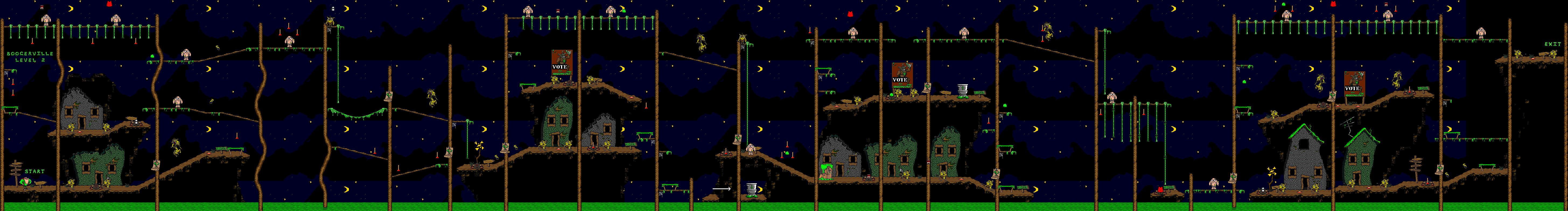 Boogerman: A Pick And Flick Adventure Boogerville Level 2