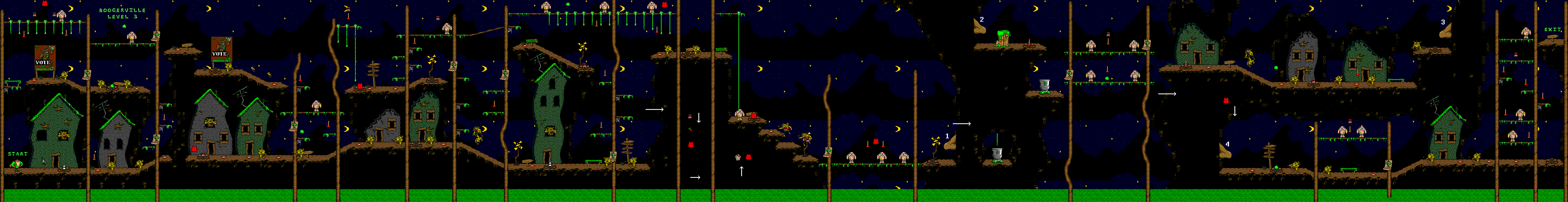 Boogerman: A Pick And Flick Adventure Boogerville Level 3