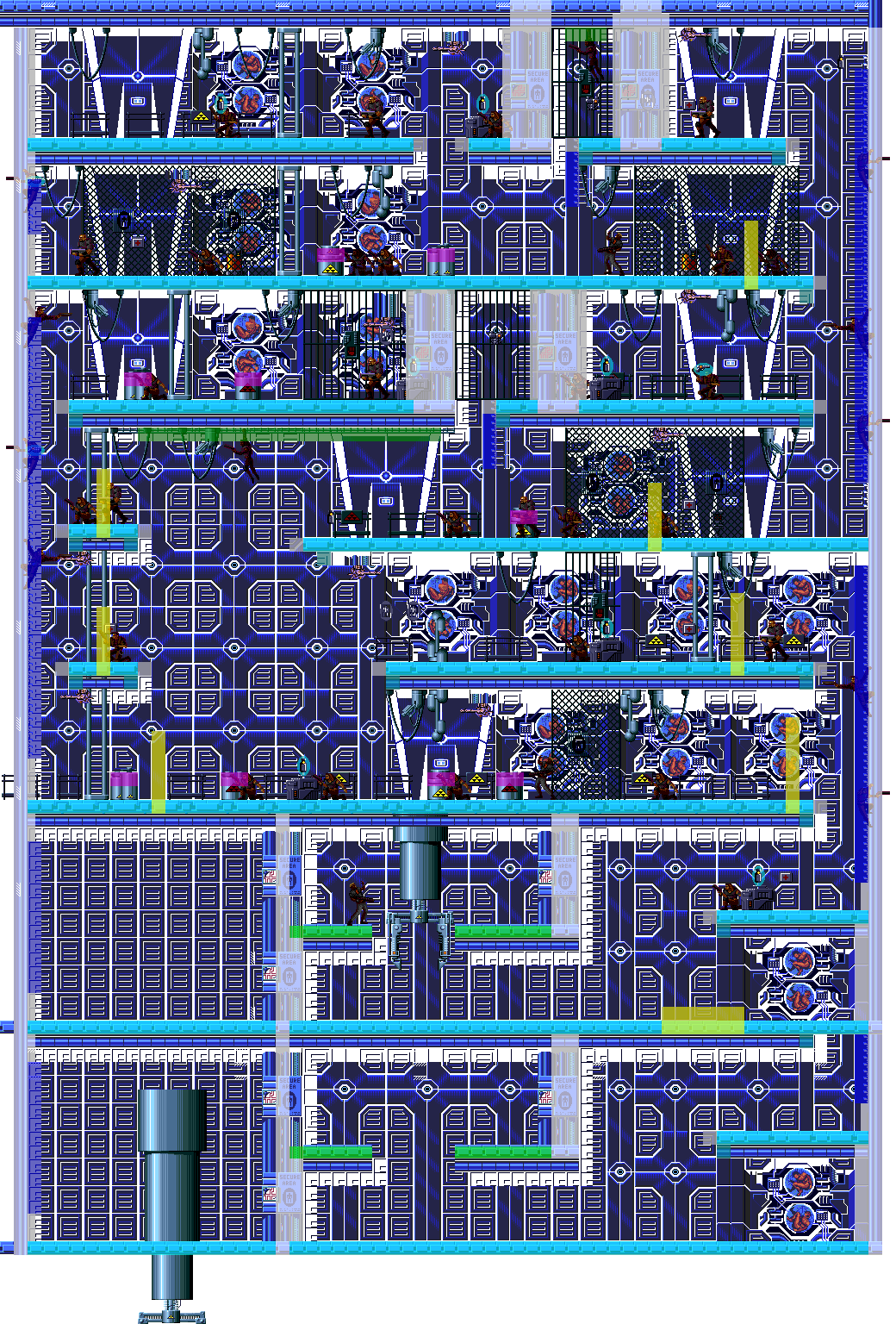 Demolition Man Cryo-Prison (Items & Collision Data)
