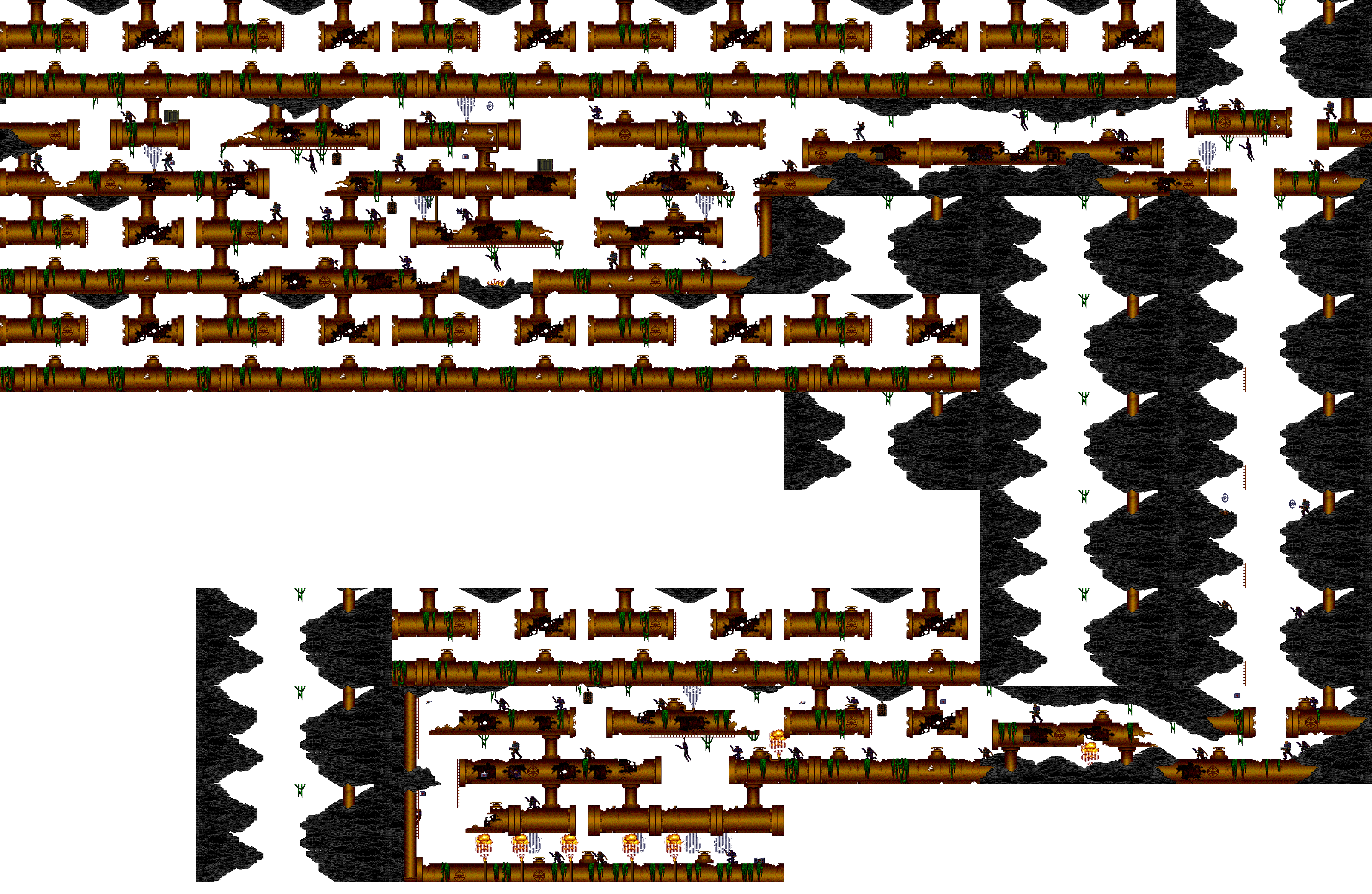 Demolition Man Pipe Maze
