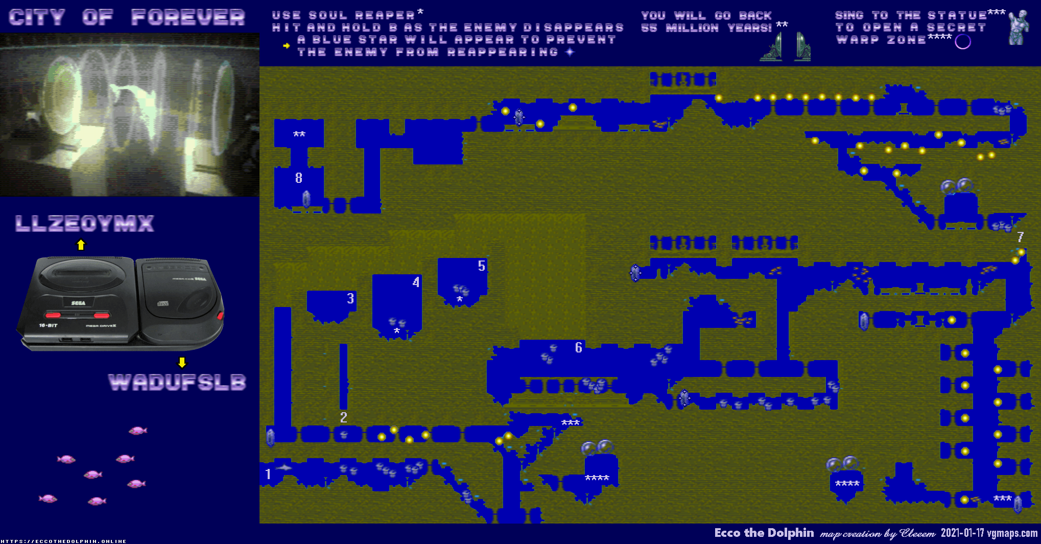 Ecco The Dolphin City Of Forever Sonar
