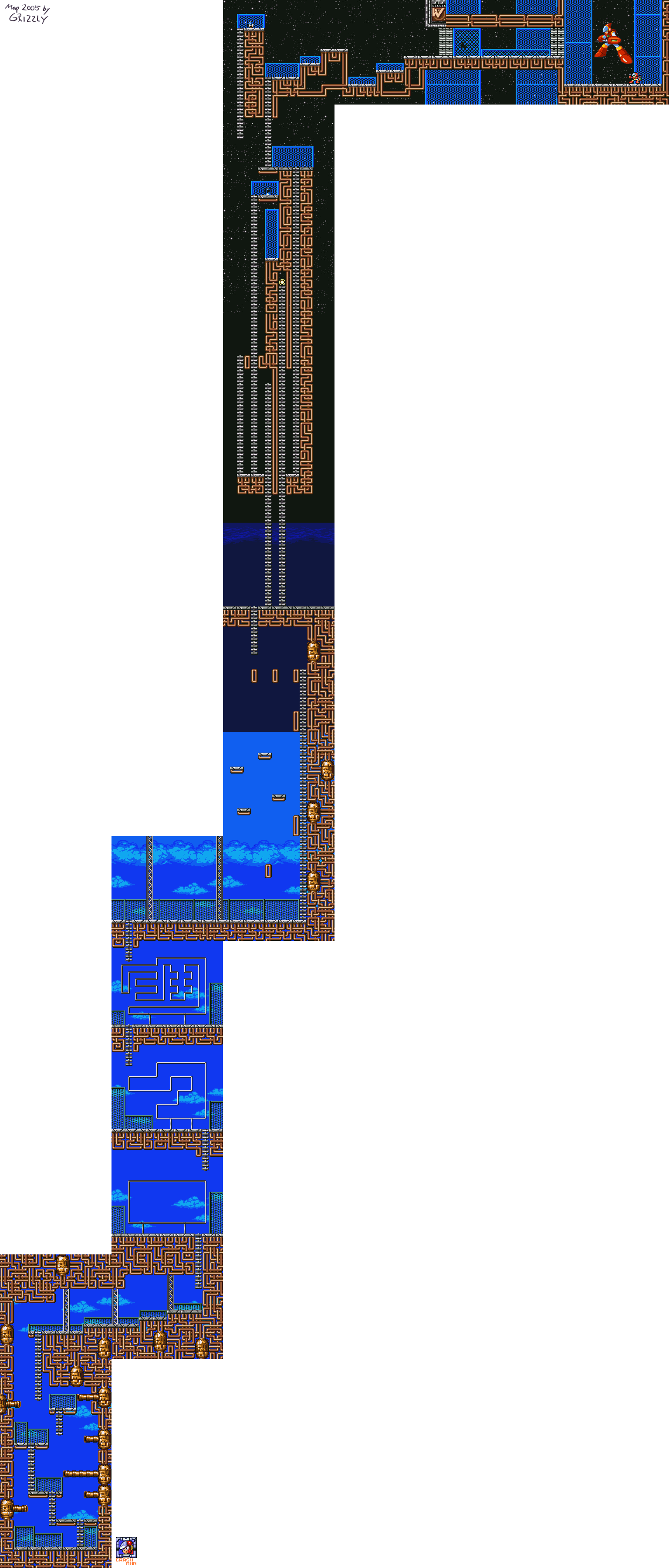 Mega Man: The Wily Wars Maps
