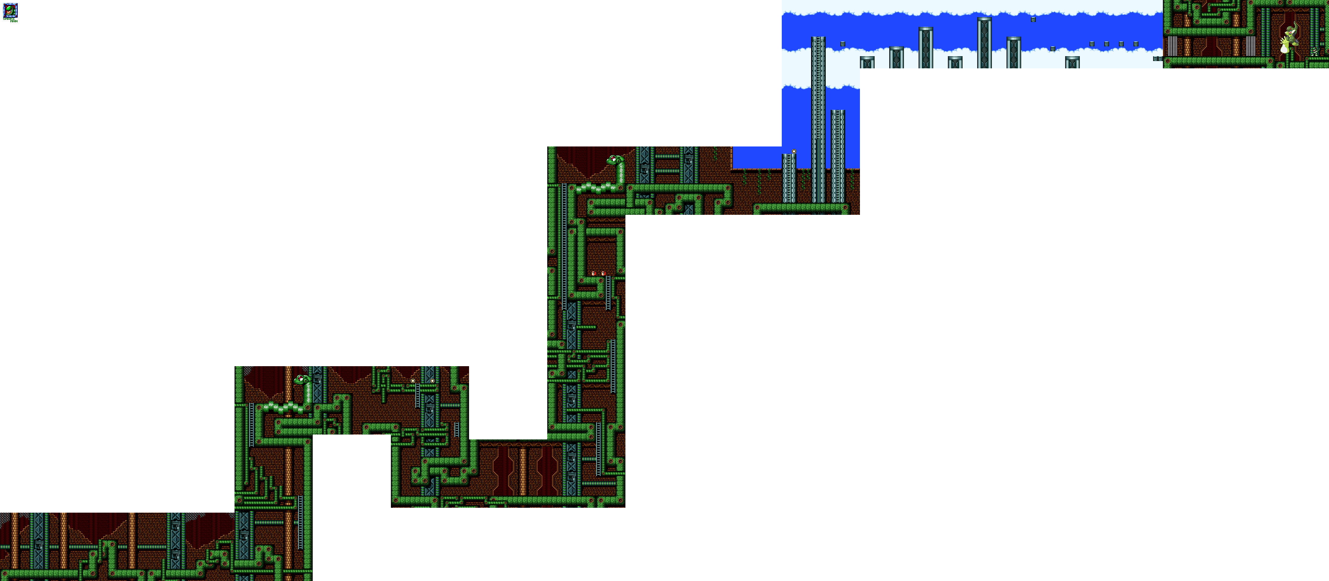 Mega Man: The Wily Wars Mega Man III Snake Man