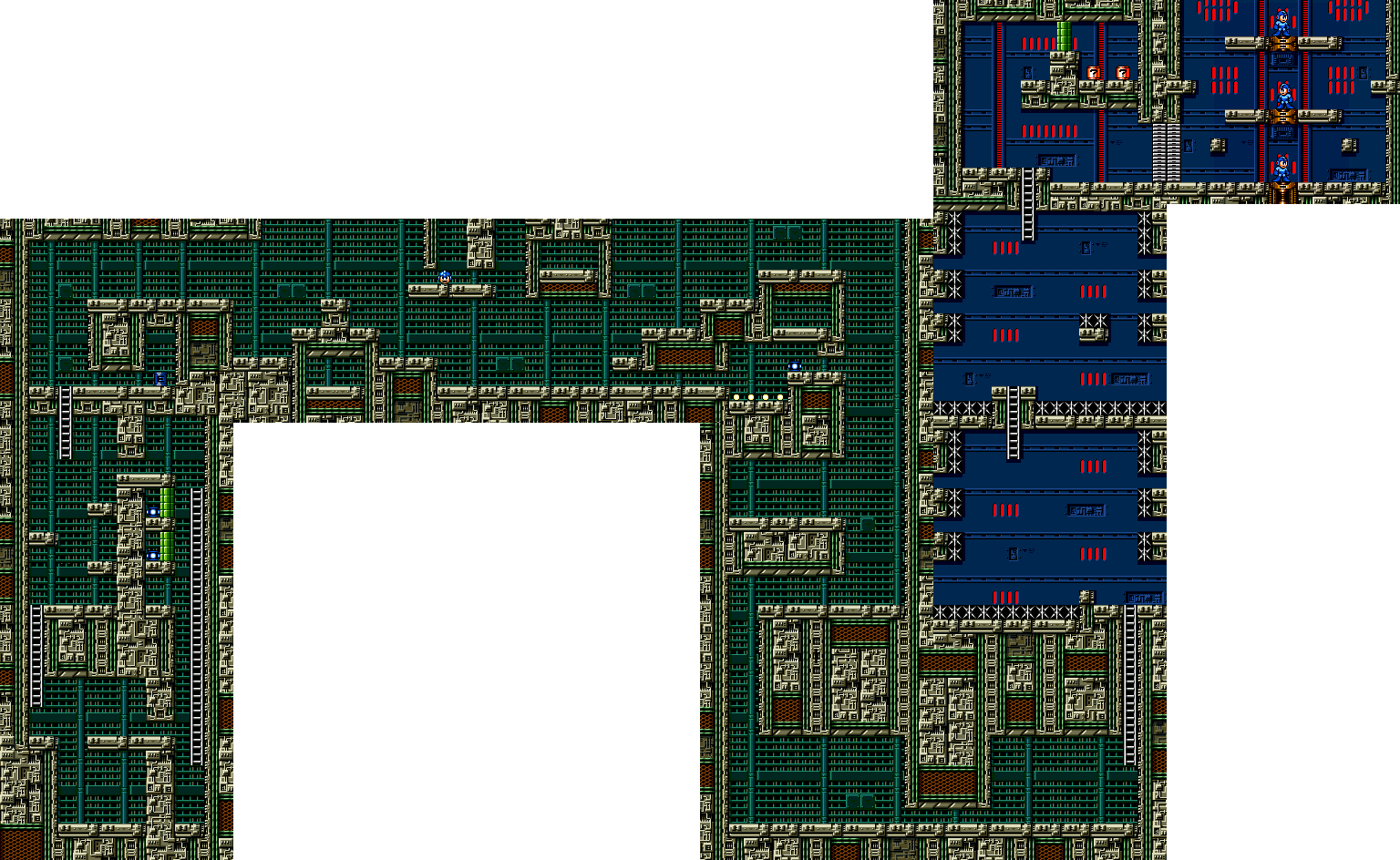 Mega Man: The Wily Wars Mega Man III Wily's Castle - Level 3
