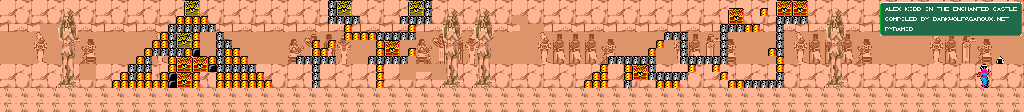 Alex Kidd In The Enchanted Castle Maps