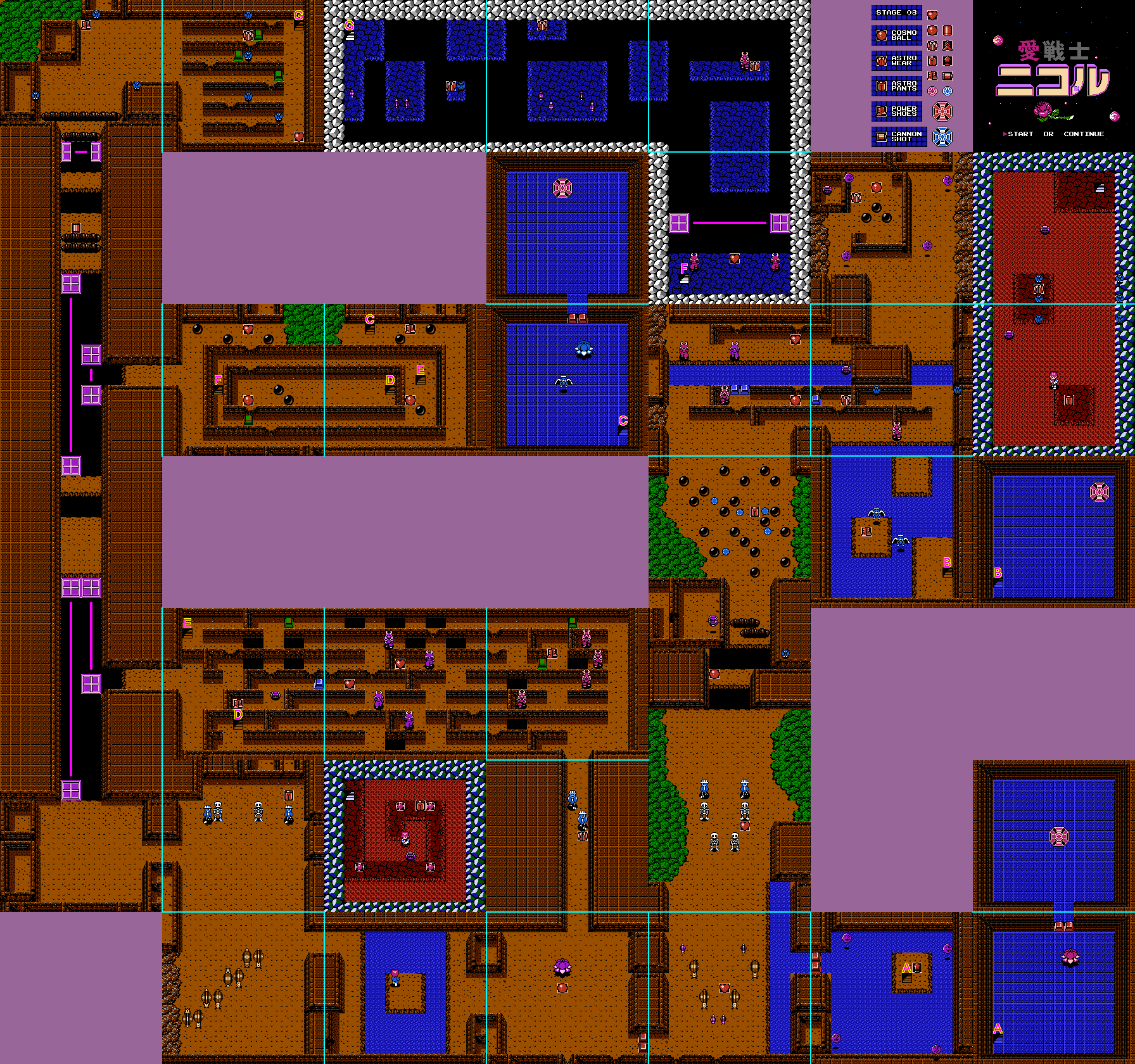 Ai Senshi Nicol Maps