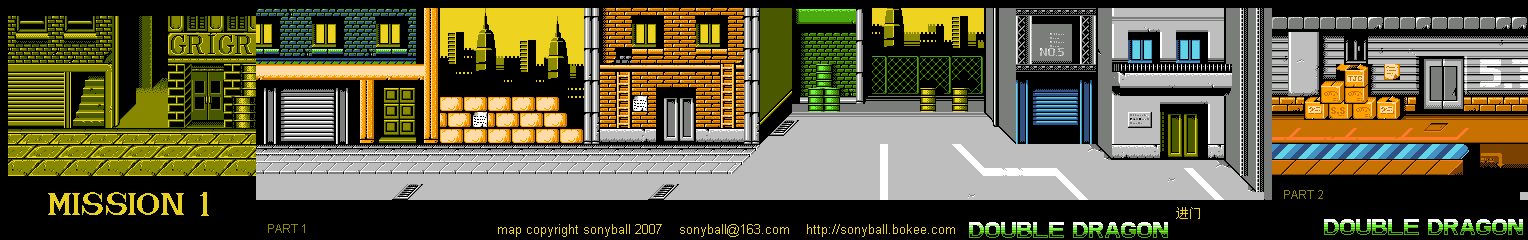 Double Dragon Maps
