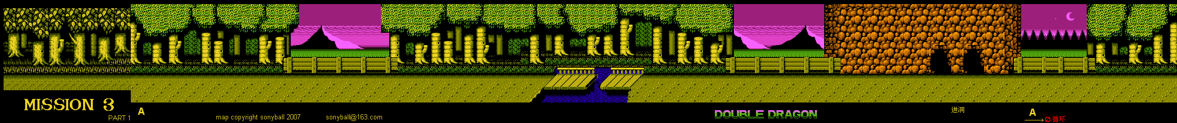 Double Dragon Maps