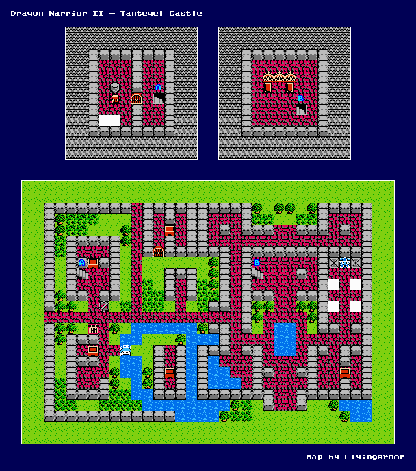 Dragon Warrior: Part 2 Maps