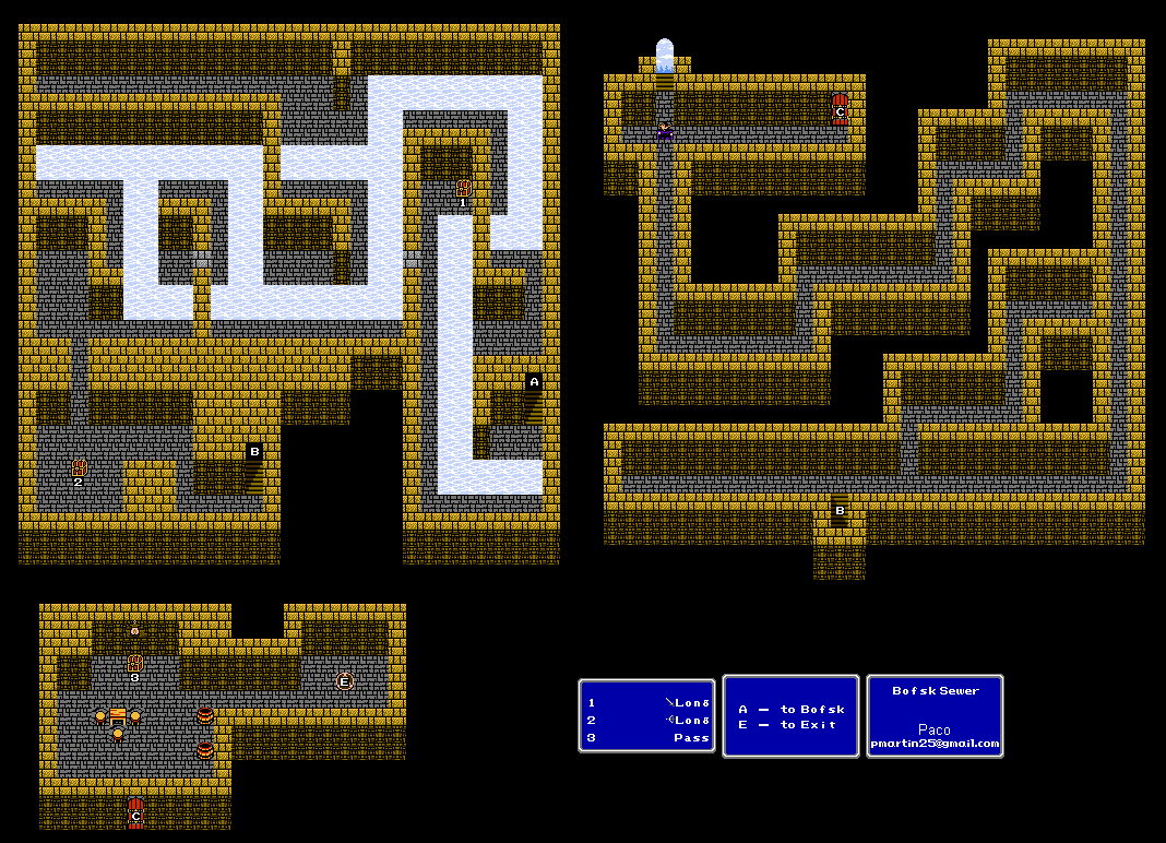 Final Fantasy II Bofsk Sewer