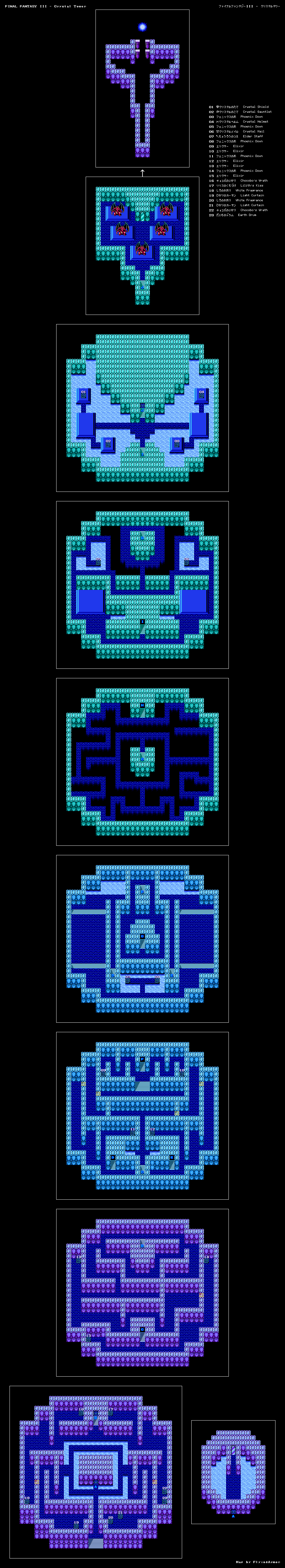 Final Fantasy III Overworld Crystal Tower