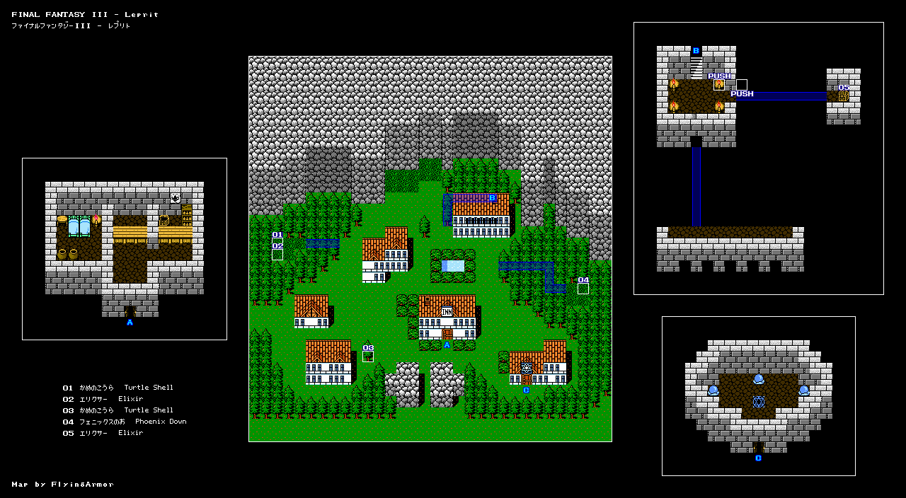 Final Fantasy III Overworld Leprit