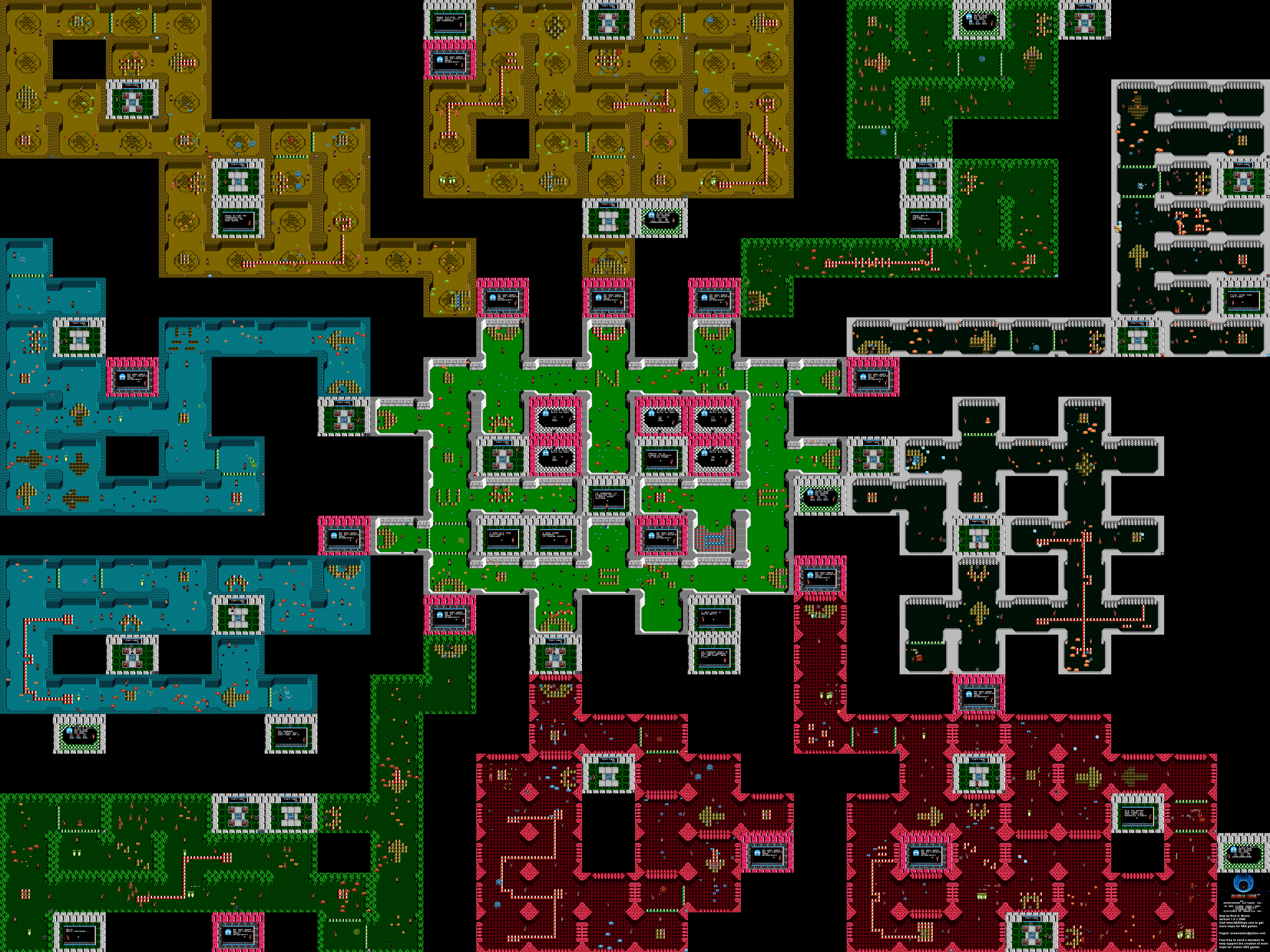 The Guardian Legend Overworld