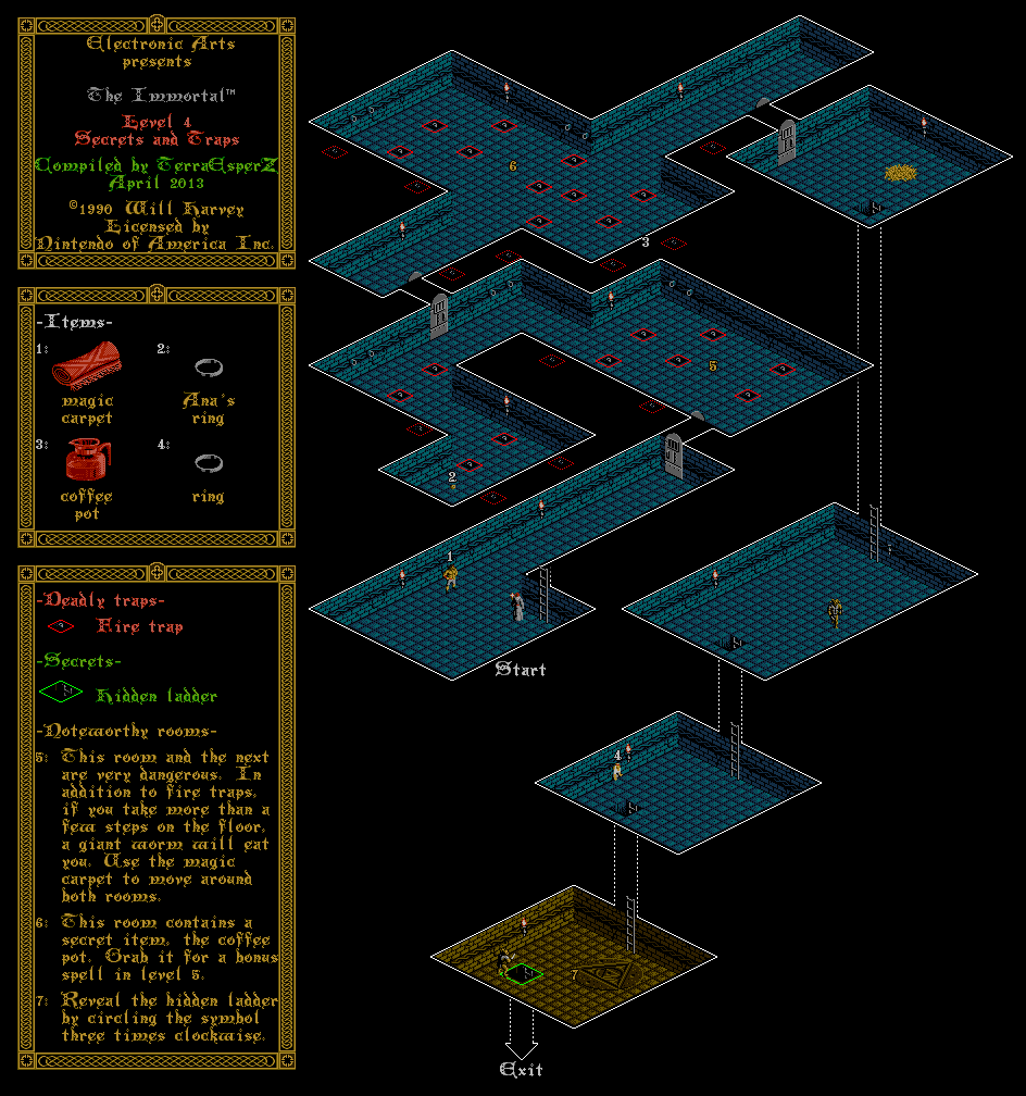The Immortal Level 4 (Secrets And Traps)