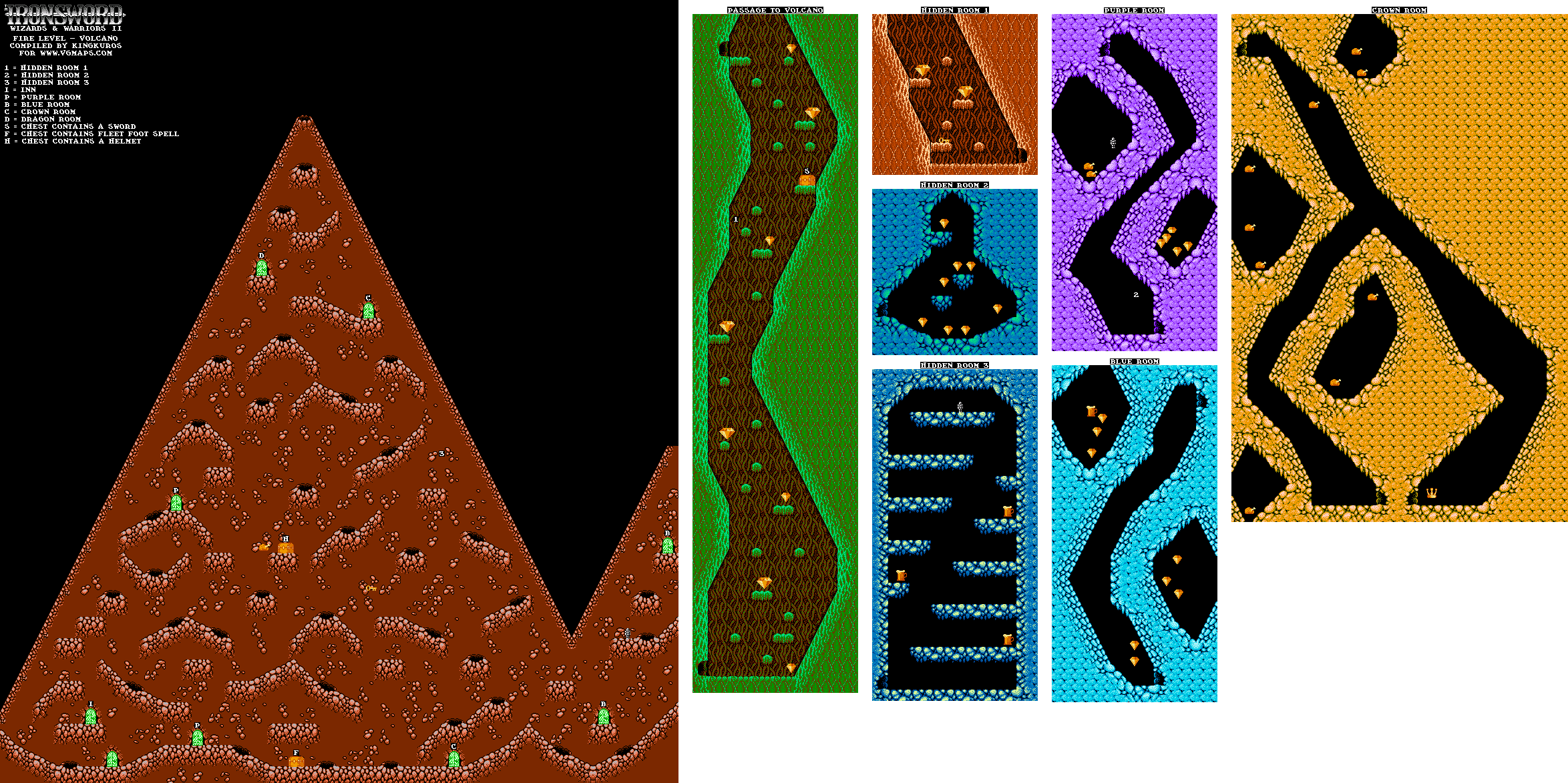 Ironsword: Wizards & Warriors II Fire Level Volcano