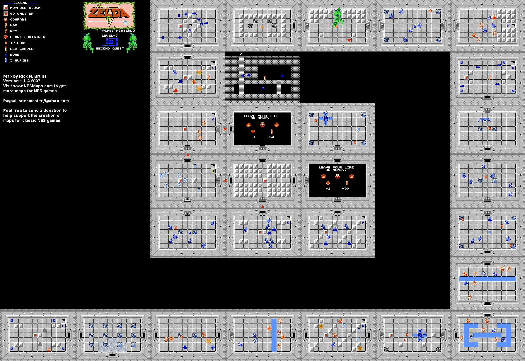 The Legend Of Zelda Maps