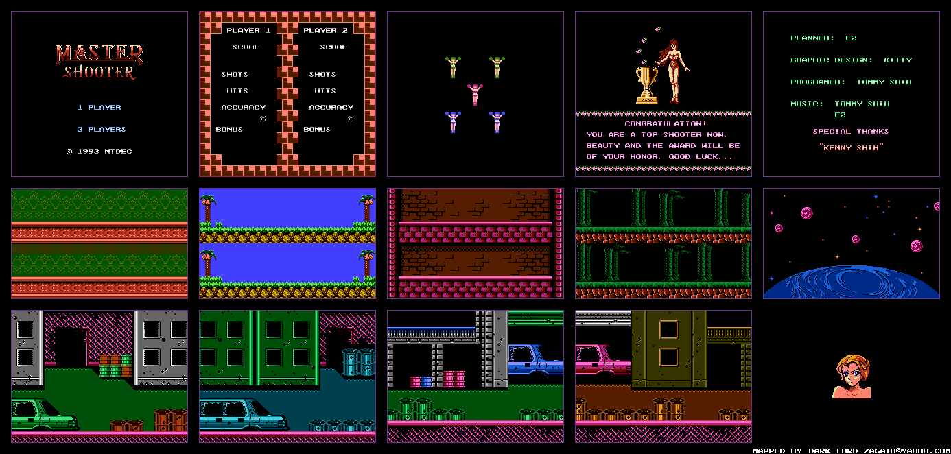 Master Shooter Screens