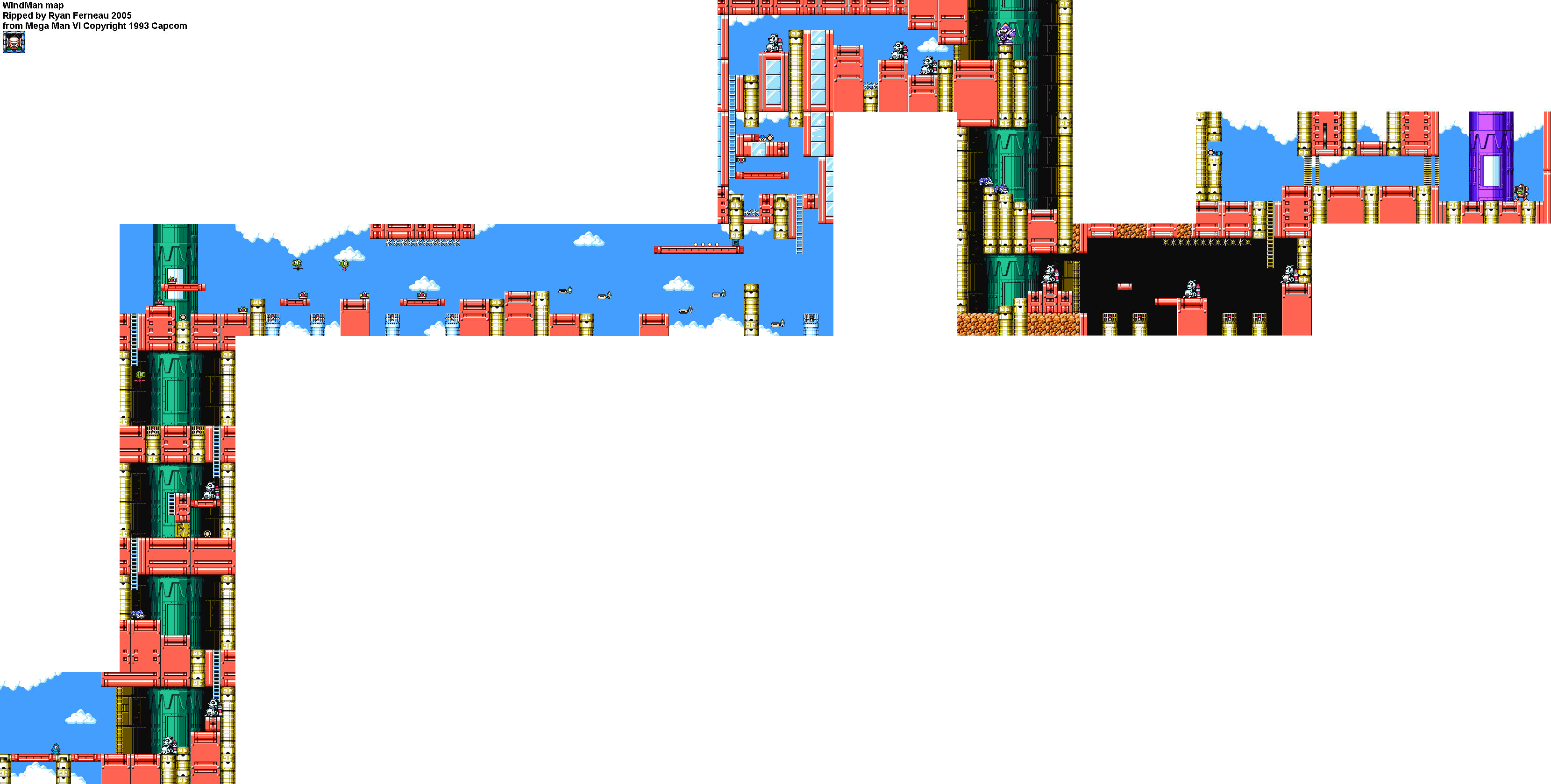 Mega Man VI Wind Man (Enemies)